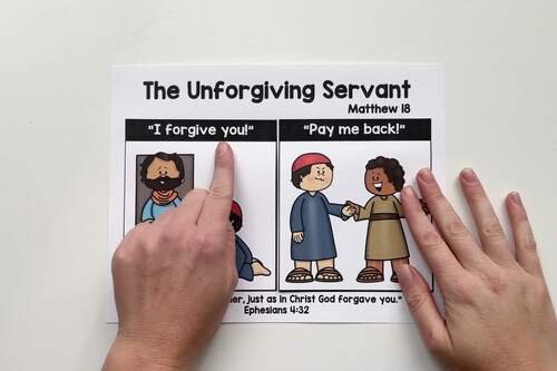 The Parable of the Unforgiving Servant Bible Craft, Parable Craft ...