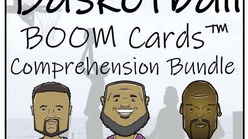 Basketball Stars BOOM Cards™ Comprehension Activity Bundle3rd Grade ...