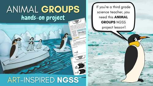 Animal Groups NGSS Project – Third Grade Ecosystem and Survival ...