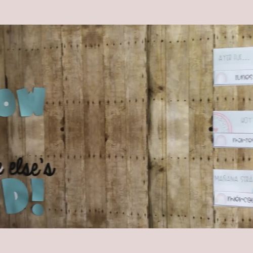 Boho Rainbow Door Decor - Bulletin Board Decor - English and Spanish BUNDLE