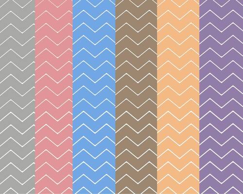 Skinny Chevron Digital Paper, Pastel Chevron Digital Background 8.5 x 11
