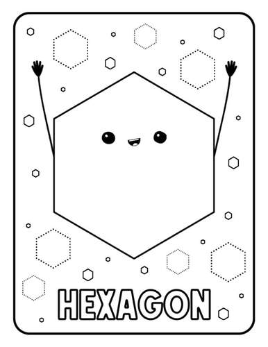 Shapes Coloring Pages, Shape Worksheets, Shape Tracing Sheets, Math ...