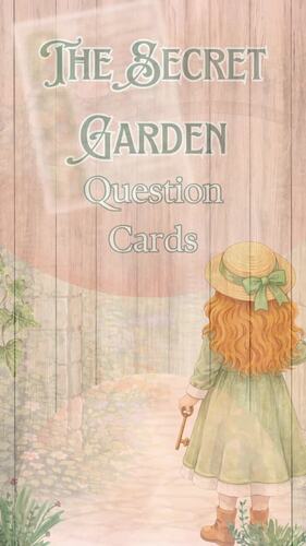 Secret Garden Comprehension Question Cards — Chapter Recap & Socratic ...
