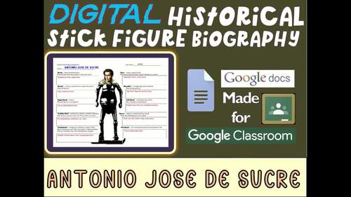 HIGH SCHOOL WORLD HISTORY BUNDLE- ALL 100 Google Doc Stick Figure Mini Bios