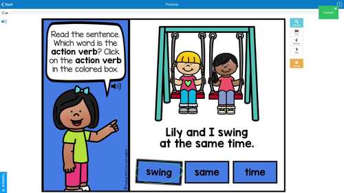 Action Verbs Set 1 Boom Cards™ by Teaching With Love and Laughter