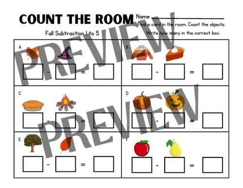 Write the Room- Count, Add, Subtract- FOR THE WHOLE YEAR! | TPT