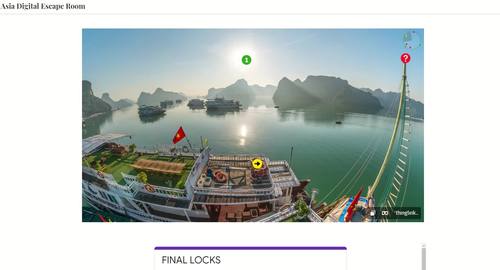 Asia DIGITAL ESCAPE ROOM for Google Drive® | Geography | Continents