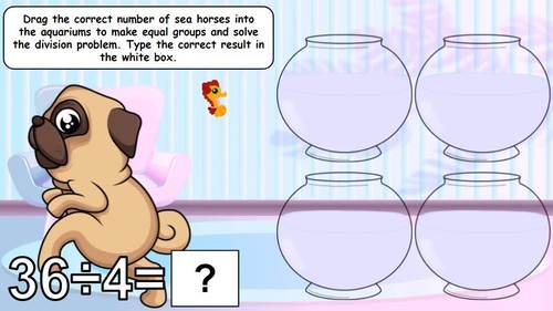 3rd Grade Math Spring Division Equal Groups in Google Slides EDITABLE ...