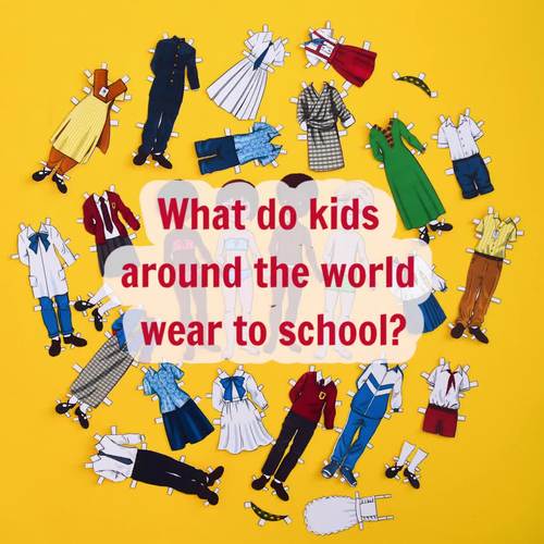 School Uniforms of the World: Printable Paper Dolls | Cultural ...