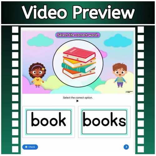 Plural: Adding '-s' Digital Resources by Schooler's Mate | TPT