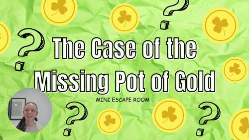 St. Patrick's Day Mini Escape Room | No Prep | Math and ELA | K-1