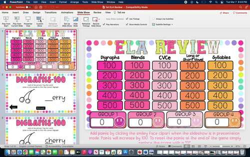 1st Grade ELA End of Year Review | Game Show | Test Prep | NO PREP