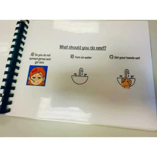 Life Skills Story for Washing Your Hands Special Education Task Analysis