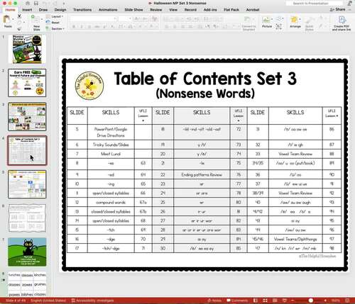UFLI aligned Halloween Digital Phonics Mystery Pictures - Nonsense ...