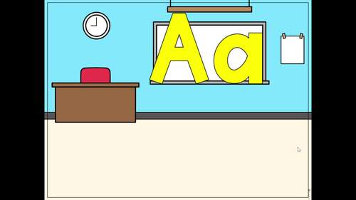 Animated Interactive Alphabet Letters Slideshow by I Love 1st Grade