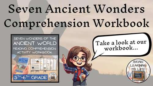 Seven Wonders of Ancient World Reading Comprehension Workbook | 5th-6th ...