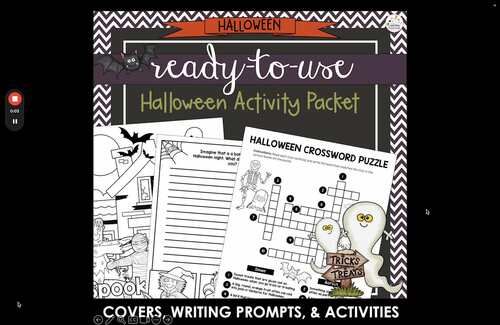 Halloween Writing Prompts, Coloring Pages, & Activities - Early Finisher