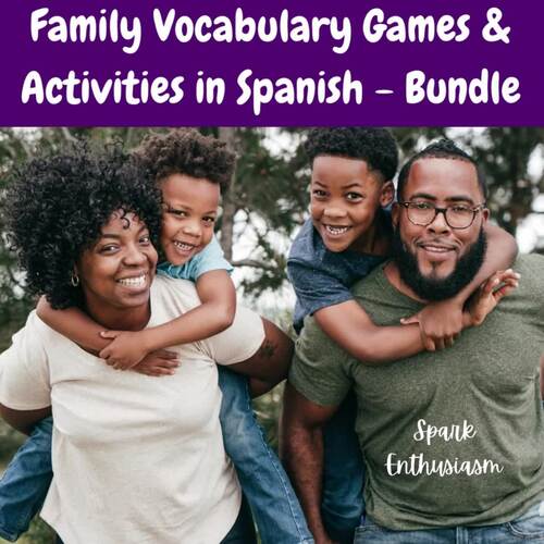 Spanish Family - Vocabulary Bundle - Activities, Games, Presentation ...