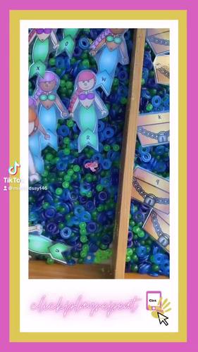 Letter M uppercase & lowercase alphabet match: Mermaids & Treasure