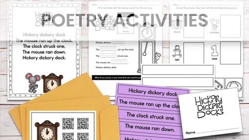 Poetry Activities for 1st Grade - Big Bundle of Nursery Rhymes | TPT