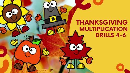 Daily Multiplication Practice Thanksgiving Digital Multiplication ...