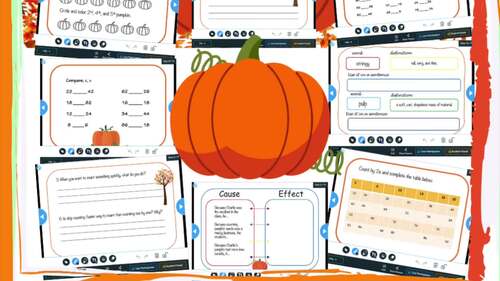 How Many Seeds in a Pumpkin Activities by Mrs Lena | TPT