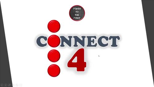 Connect 4 Template For ALL Subjects by Power to the Point | TPT