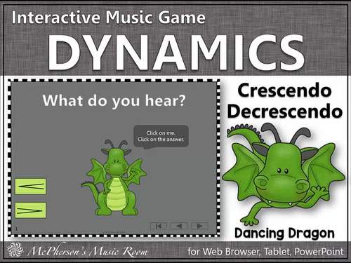 Dynamics: Crescendo Decrescendo Interactive Music Game + Assessment ...