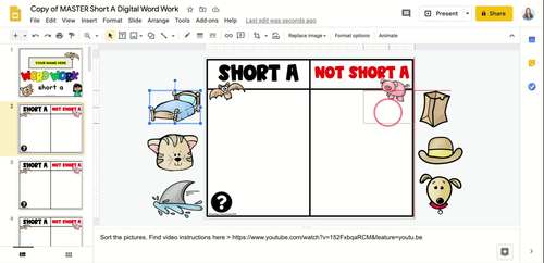 CVC Short Vowel Digital Word Work Bundle by Sparkling in Second Grade