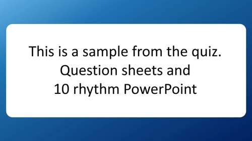 Music Rhythm Cards - 50 Flash cards - Compound Time 6/8 with Audio and ...