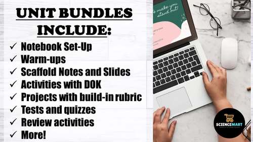 NGSS Biology Life Science Notebook Bundle | Printable and Google Slides