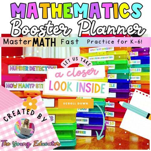 MATHS BOOSTER PACK! Differentiated K-6 Number Sense | Strategies Task Boxes