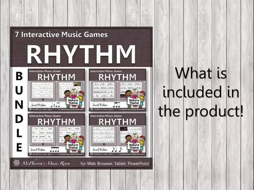 Rhythm Interactive Music Games Nature Reveal the Secret Picture Bundle