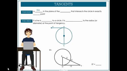 Geometry PowerPoint | Segments and Circles DISTANCE LEARNING by Kacie ...