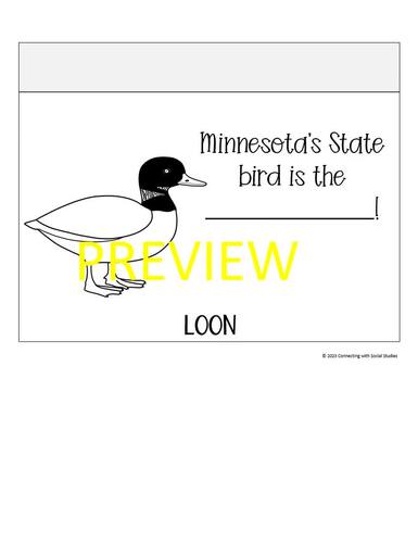 Minnesota's State Symbols Flipbook by Connecting with Social Studies