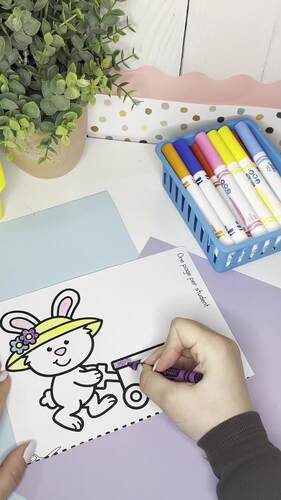 Blends Craft April Phonics Activity | Beginning Blends Bunny Craft | Spring