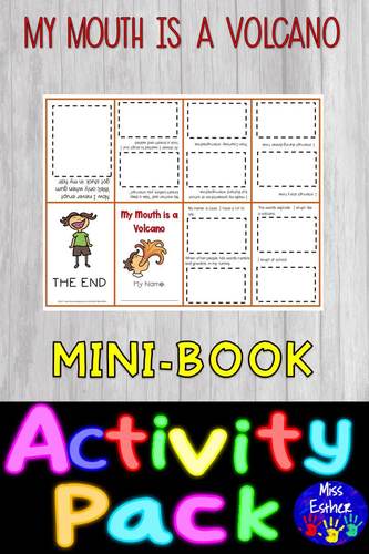 My Volcano Mouth - 13 Resources, Letter V BOOM CARD BONUS by Miss Esther