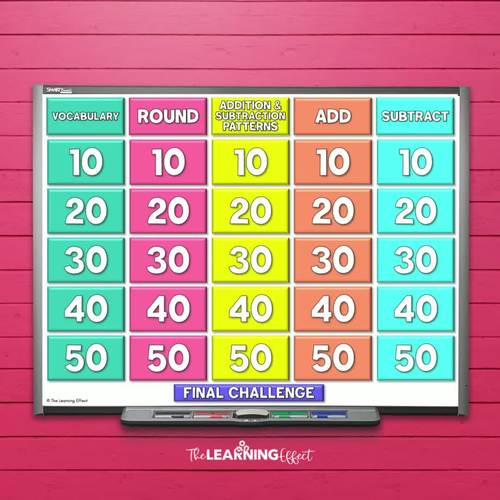 Adding & Subtracting Whole Numbers Game Show | 4th Grade Math Test Prep ...