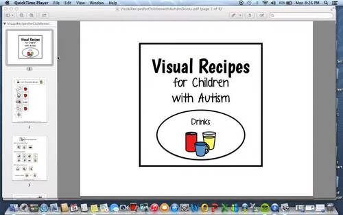 Drinks Visual Recipes by The Autism Helper | TPT