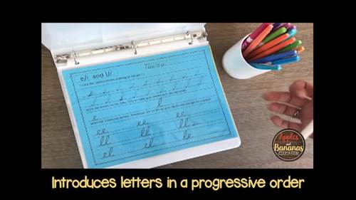 Cursive Handwriting Practice Worksheets - Progressive Cursive With ...