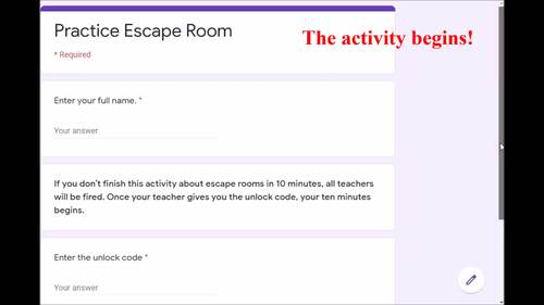 Forces Digital Escape Breakout Activity - Distance Learning Ready