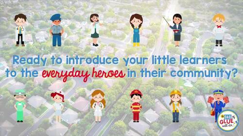 Community Helpers Coloring Pages, BINGO, Crafts, Worksheets, Emergent ...