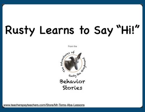 Greetings: Saying Hello - - Social Skills Behavior Story & Game SEL