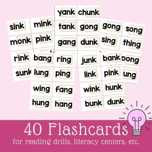 Welded/Glued Sounds ng and nk | Word Study | NO PREP by The Phenomenal ...