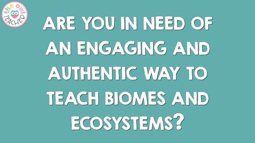 Ecosystems & Biomes Reading Passages: Scavenger Hunt Activity | TPT