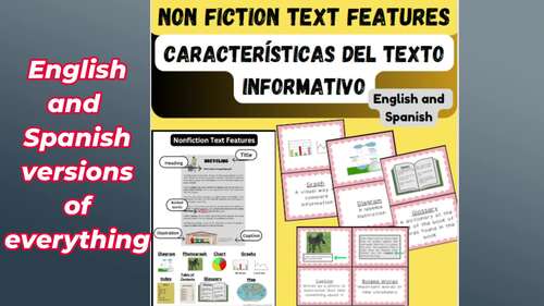 Informational Text Features-Caracteristicas del Texto Informativo
