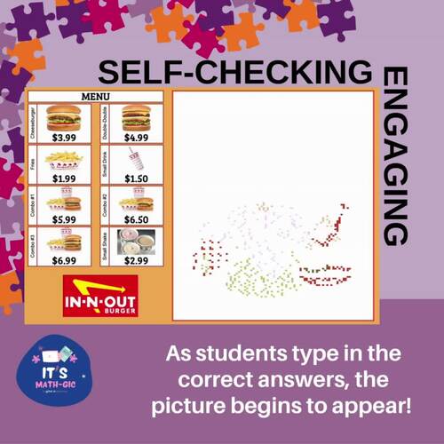 Tax and Tip Practice - Digital Pixels - NO PREP by It's Math-gic