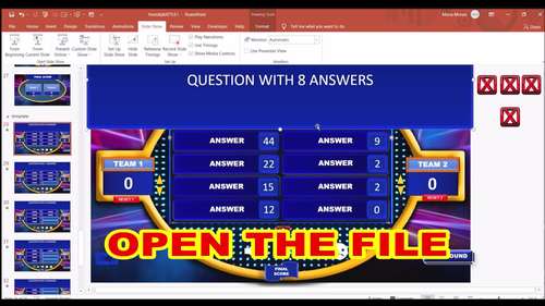 Family Feud Game Powerpoint by The Game Room | Teachers Pay Teachers