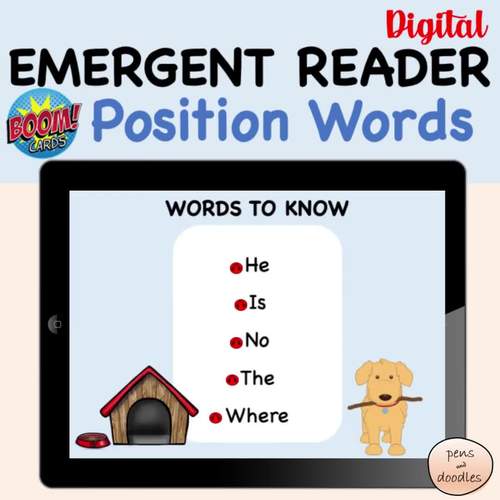 ESL | Position Words by The Language Learning Pod | TPT