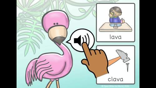 Spanish Speech Therapy L-blends Cluster Reduction Teletherapy Boom Cards™